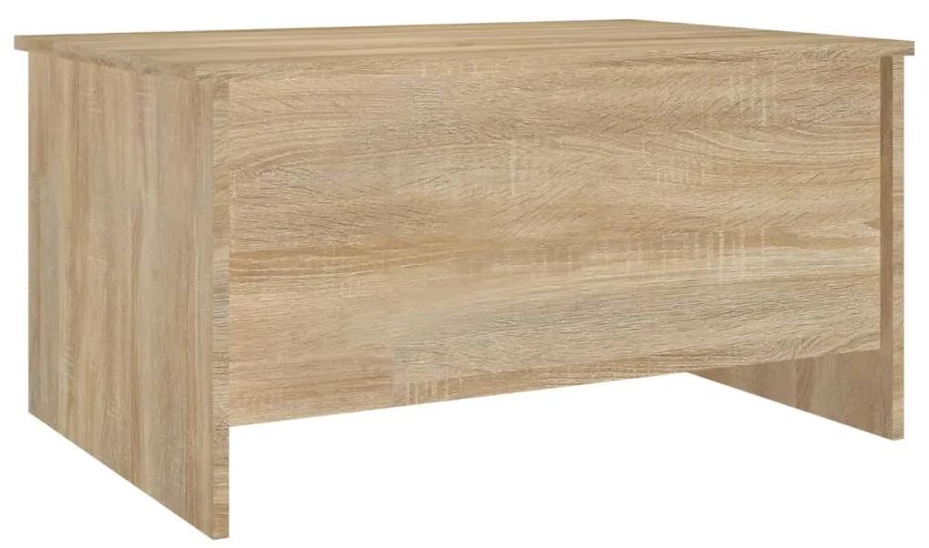 Konferenční stolek dub sonoma 80x55,5x41,5 cm kompozitní dřevo - Default Title