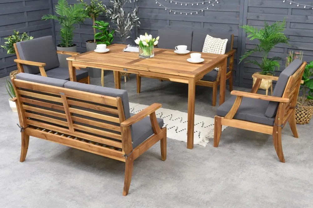 Zahradní nábytek z akátového dřeva Danang Apetito 6 Garden Point