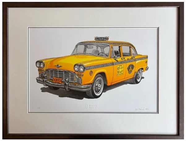 Ptáček Petr - NY taxi checker | 71.8x56.8