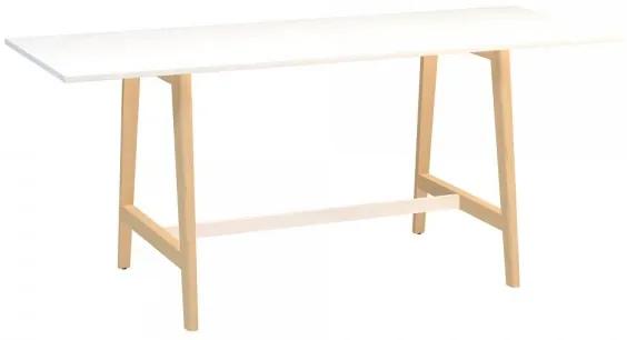 Jednací stůl Alfa Root 260 x 100 cm bílá