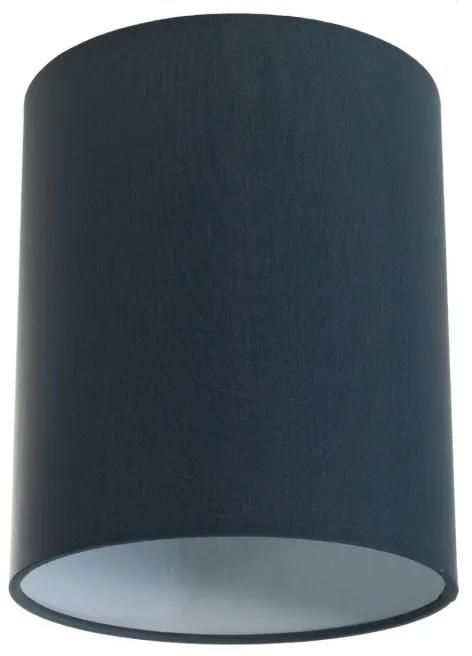 creative cables Válcové plátěnné stínidlo pro objímku E27 Barva komponentu: Stříbrný list