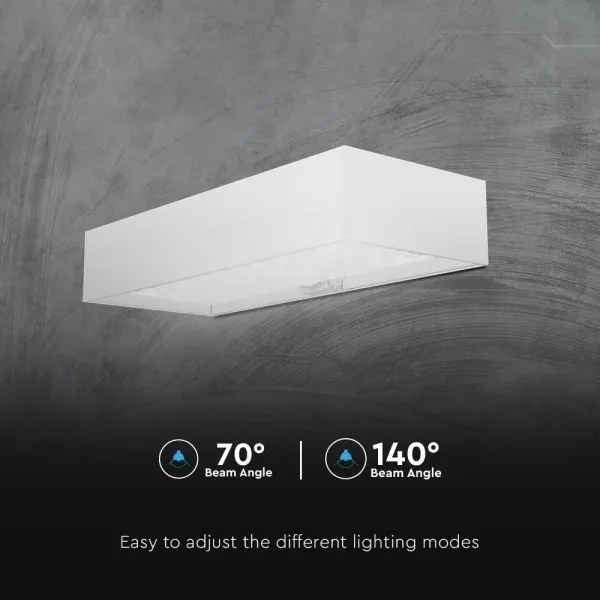 LED Solární nástěnné svítidlo se senzorem LED/6W/3,7V IP65 4000K 3000 mAh bílá