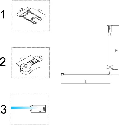 BPS-koupelny Čtvercový sprchový kout HYD-SK1190B 90x90 chrom/transparent + vanička HYD-SSV-RIKO černá