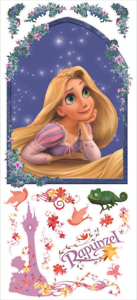 Samolepka Rapunzel