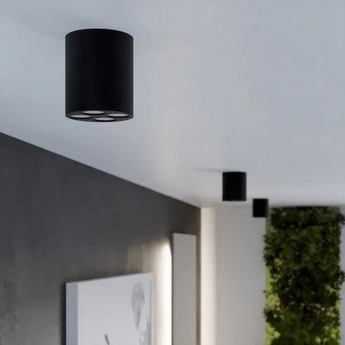 Stropní LED svítidlo SOLLUX ZOE černé 9W SL.1210