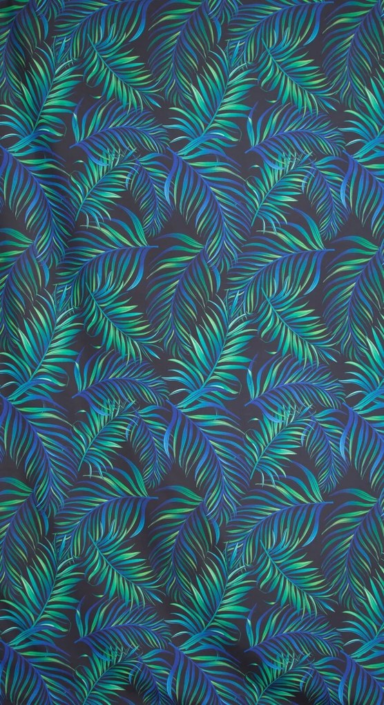 ZÁVĚS NA KROUŽCÍCH PALMS 01 140X250 CM VZOROVANÁ