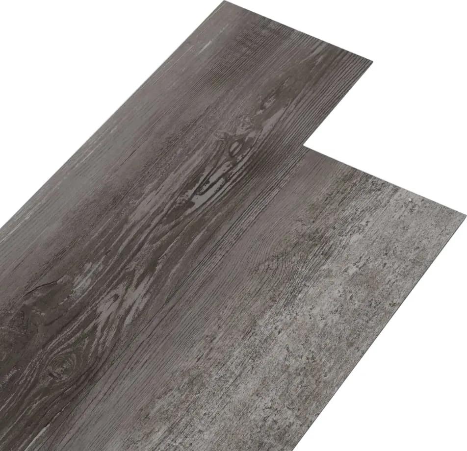 vidaXL Samolepící podlahová prkna 4,46 m² 3 mm PVC [143876] Barva: pruhová šedá