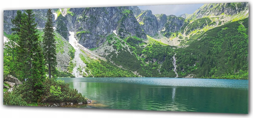 Skleněný obraz 150x60 tvrzená grafika jezero