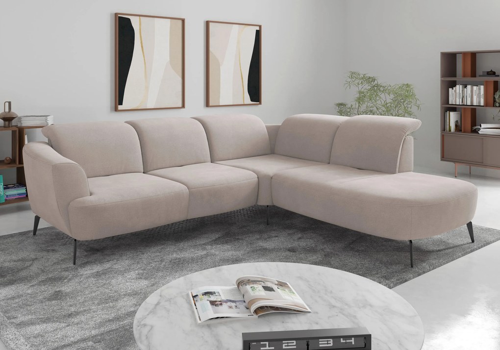 XXXLutz ROHOVÁ SEDAČKA, textil, šedobéžová Sit & More - Sedací soupravy - 000144018583