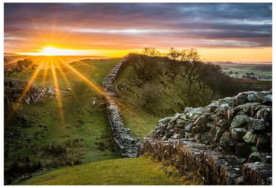 Fototapeta Hadriánova zeď 104x70