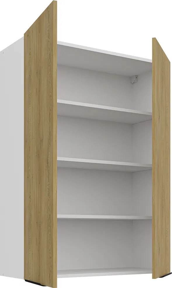 CREMONA bc | horní skříňka 80 G-108 2F policová | 80 cm | EXTRA VYSOKÁ | bílá/cremona