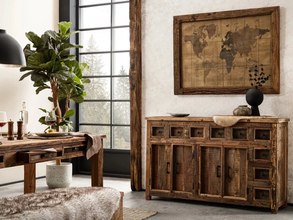 furniture-nabytek.cz - Velký příborník Sundara recyklované dřevo