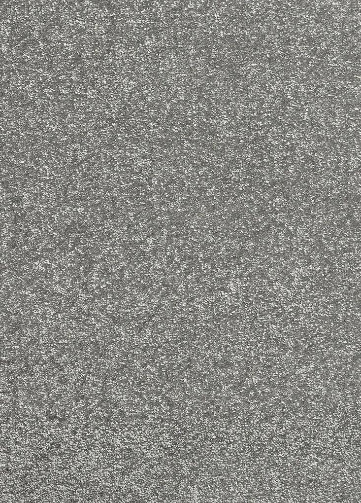 Koberce Breno Metrážový koberec GLORIA 95, šíře role 500 cm, Šedá