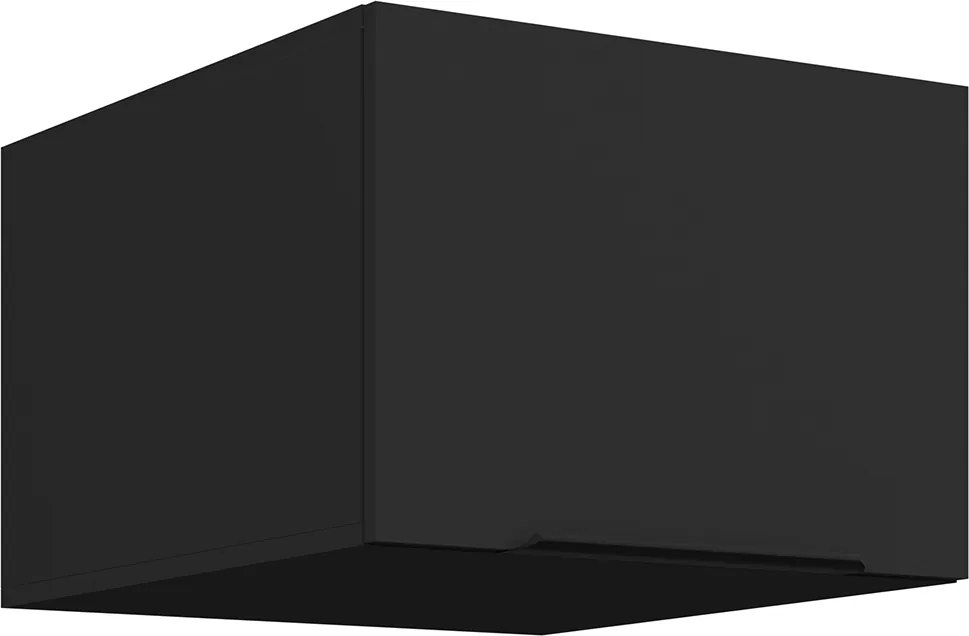 ARIA cc | horní skříňka 50 NAGU-36 1F výklopná | 50 cm | HLUBOKÁ | ANTI FINGERPRINT povrch | černá