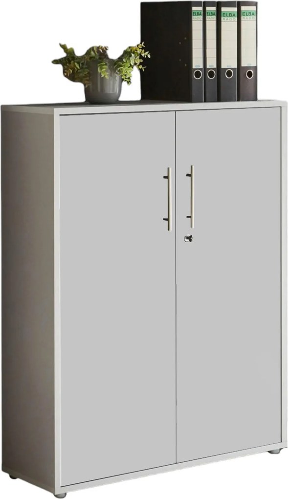 XXXLutz SKŘÍŇ NA ŠANONY, šedá, 84,4/113,6/33 cm MID.YOU - Online Only kancelářský nábytek - 001067006315