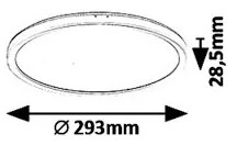 Rabalux 3427 - LED Stropní svítidlo PAVEL LED/18W/230V