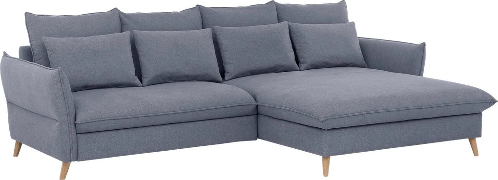 XXXLutz ROHOVÁ SEDAČKA, textil, modrá MID.YOU - Sedací soupravy - 000694006705