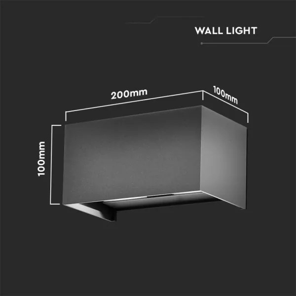LED Venkovní nástěnné svítidlo LED/24W/230V 3000K IP65 antracit