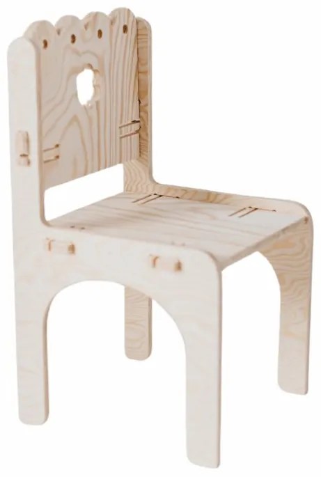 Myminihome Židle EMMA ze dřeva do dětského pokoje Zvolte barvu: Modrá