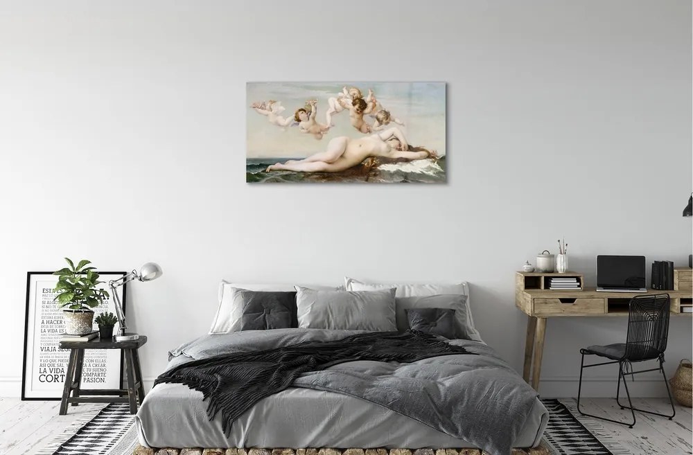 Obraz na skle Zrození Venuše 120x60 cm