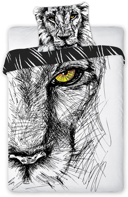 Bavlněné ložní prádlo 160x200 Lion 3038 youth Faro