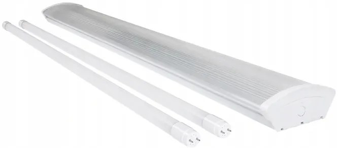 BERGE LED trubicové svítidlo T8 PRISMATIC - 2x120cm trubice  - neutrální bílá