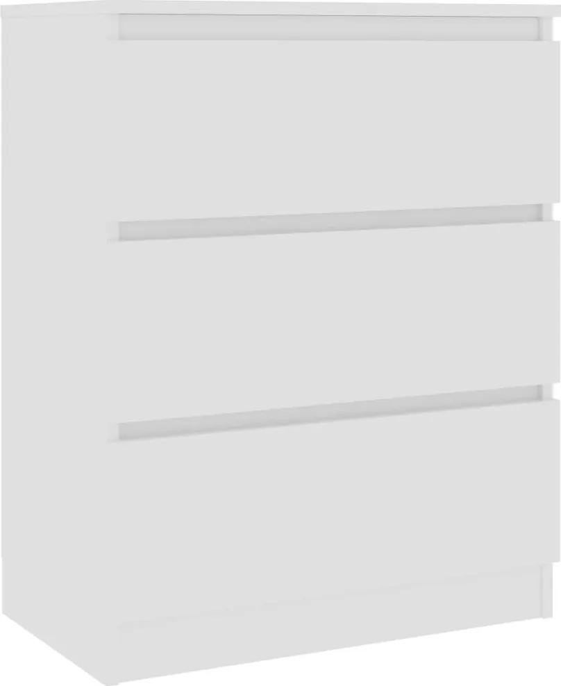 vidaXL Příborník 60 x 35 x 76 cm kompozitní dřevo [801382] Barva: Betonová šedá