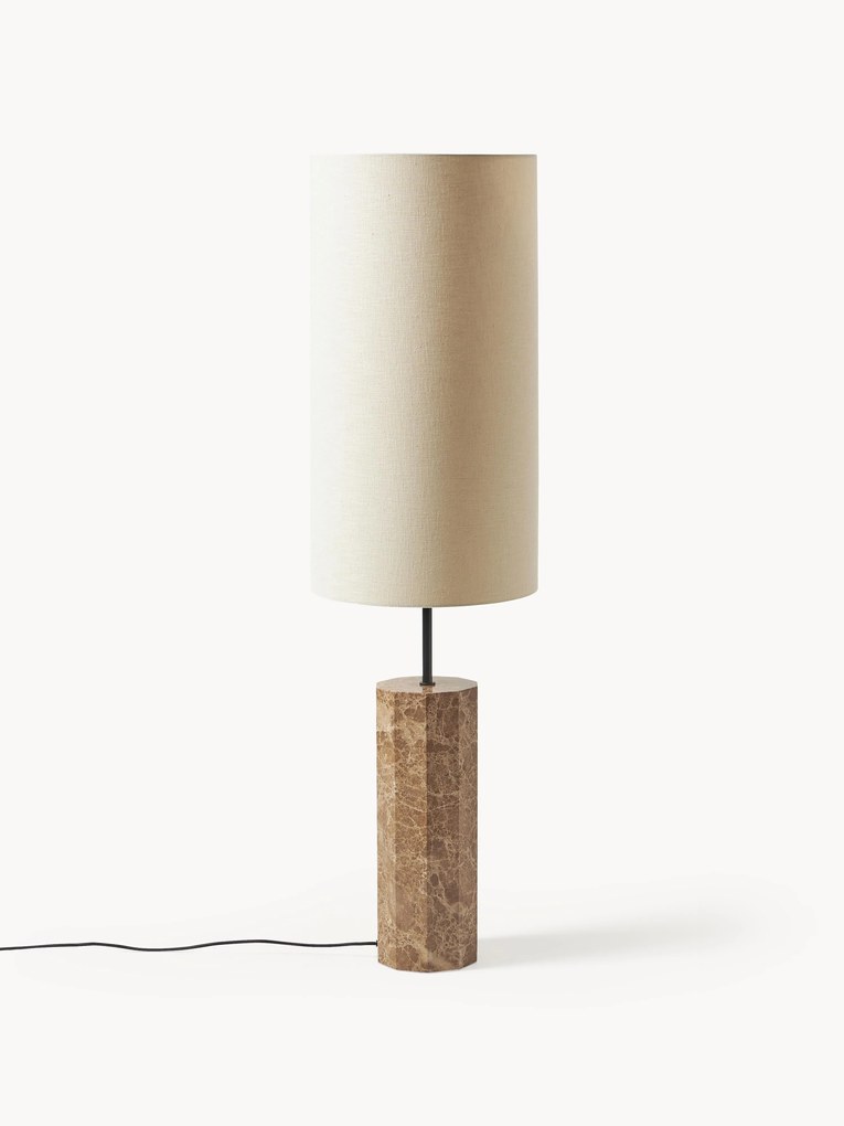Stojací lampa's mramorovou podstavou Elanor