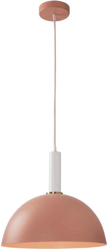 Zambelis 180050 závěsná lampa, lososově bílá, 1xE27, 35cm