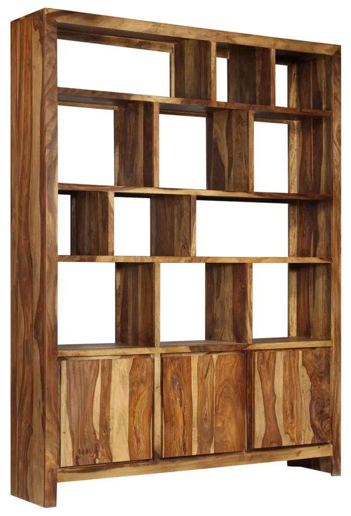 246222 vidaXL Knihovna z masivního sheeshamového dřeva 150 x 35 x 200 cm