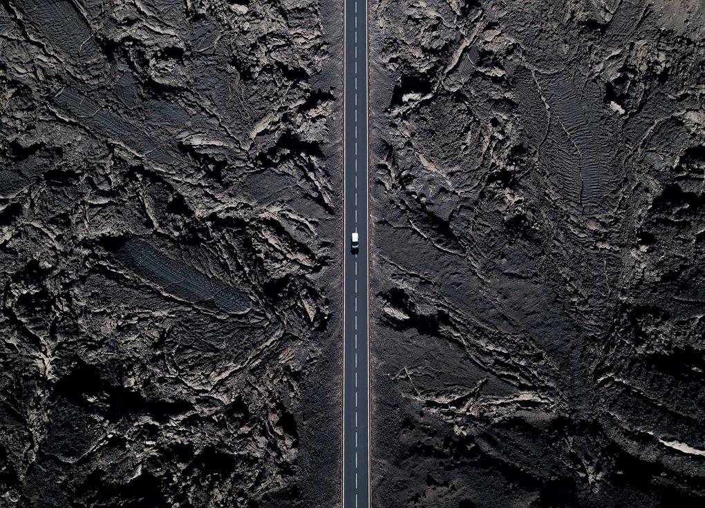 Malvis ® Tapeta Zkamenělá láva Vel. (šířka x výška): 432 x 290 cm