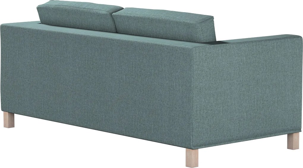 Potah na pohovku IKEA  Karlanda rozkládací, krátký barva modrá látka pletený vzor