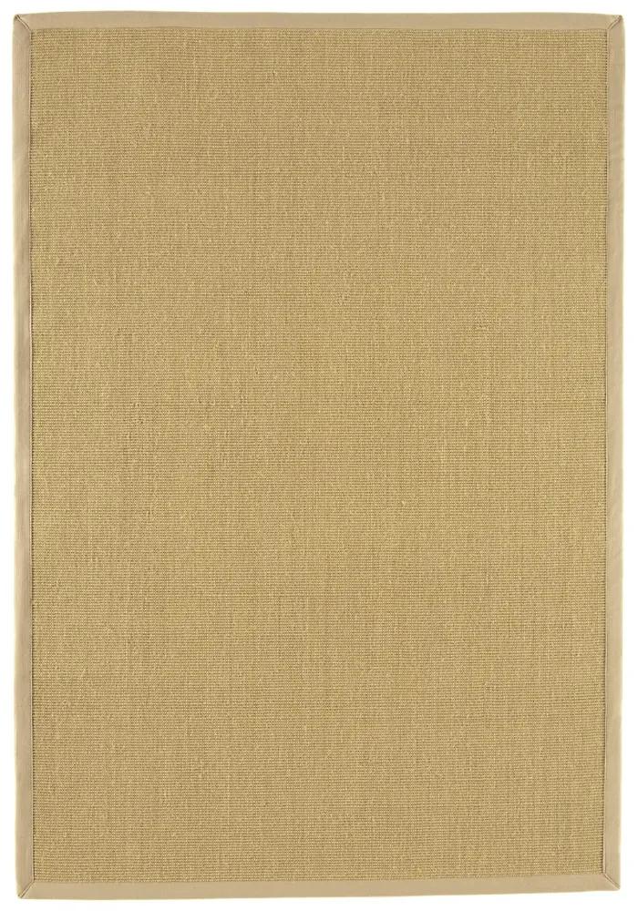 Bighome - Lemovaný Sisal koberec 120x180cm ľanovaná