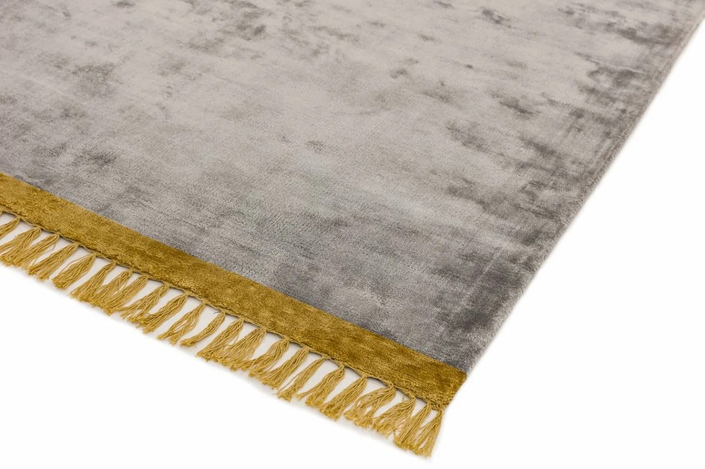 Šedý koberec Challenger Silver Mustard Rozměry: 160x230 cm