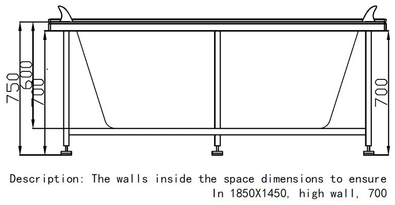 BPS-koupelny Hydromasážní vana HYD-KA914WH 190x150 BÍLÁ s ohřevem vody