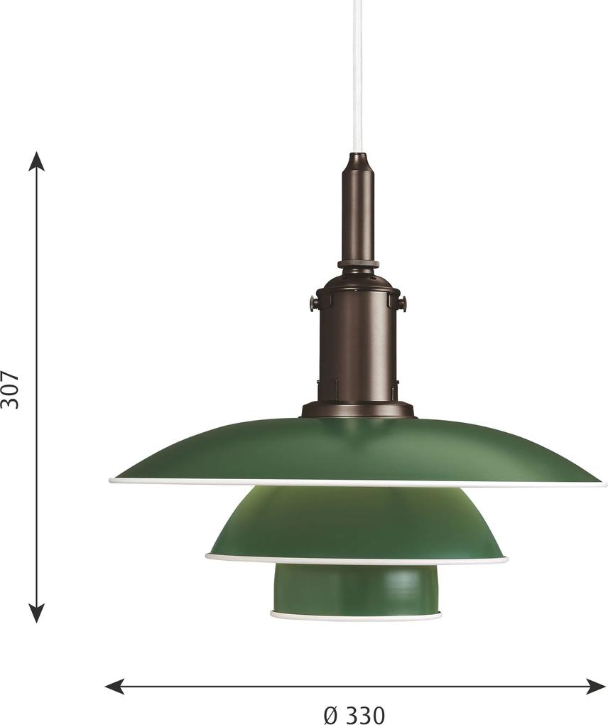 Závěsná lampa PH 33 cm zelená