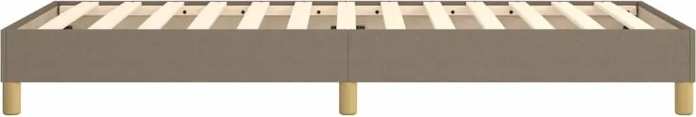 Rám postele s boxspringem taupe 90x190 cm textil 3120578