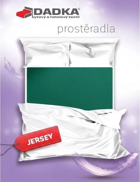 DADKA Jersey prostěradlo šalvěj Rozměr 180x220x20