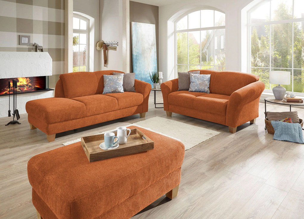 XXXLutz DVOUMÍSTNÁ POHOVKA, textil, terracotta Sit & More - Pohovky - 000144005360