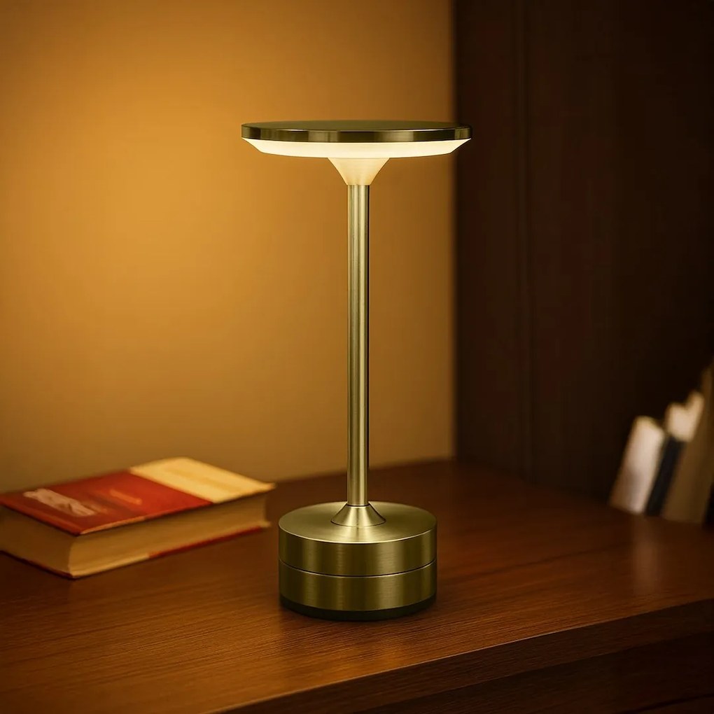Stolní LED lampa Tavolo, 1x LED 2,5w, 3000-6000k, g