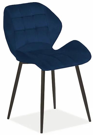 Jídelní židle Hiram (námořnická modrá + černá). 1050225