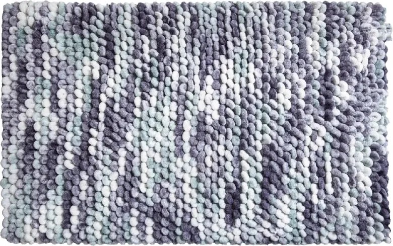 LineaDue PUNTO - Koupelnová předložka světle šedá Rozměr: 50x60 cm