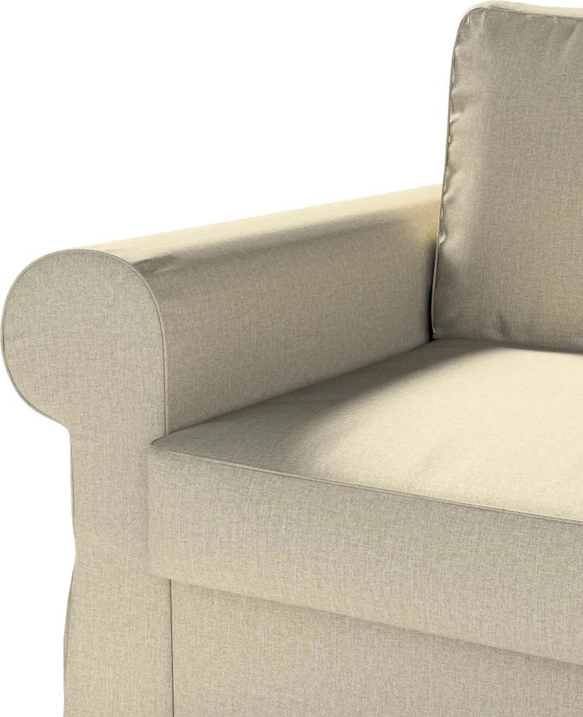 Potah na pohovku IKEA Backabro 2-místná, rozkládací barva béžová látka pletený vzor