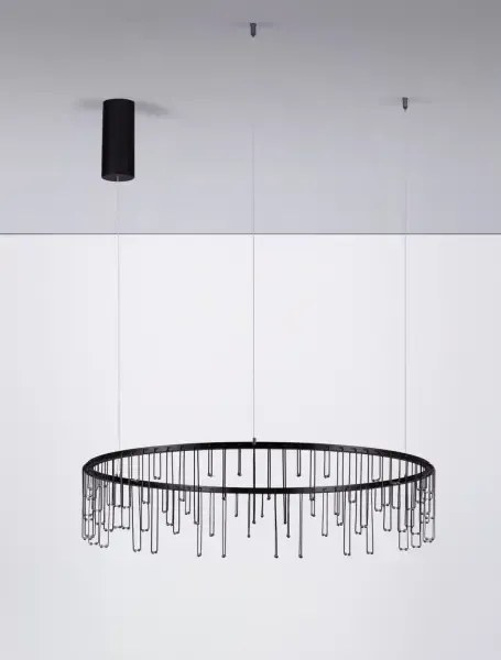 Luxusní lustr Stellar 80 černá