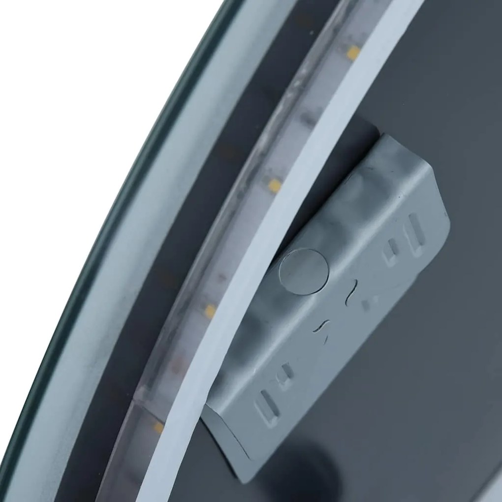Koupelnové zrcadlo s LED osvětlením 80 cm 144725