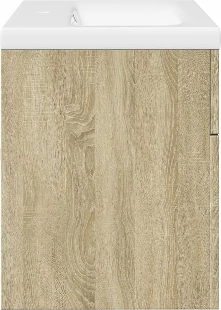 Koupelnová skříňka se zápustným umyvadlem dub sonoma 3324985