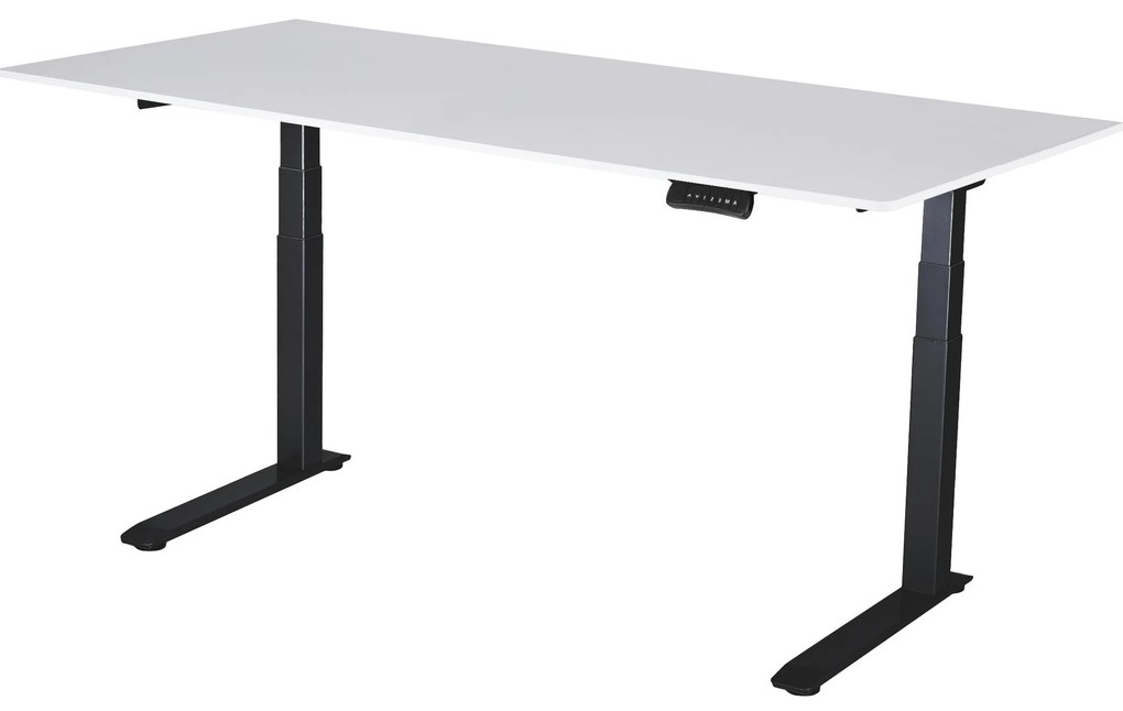 Výškově nastavitelný stůl Liftor 3segmentový premium C   deska 1800 x 800 x 18 mm bílý dekor