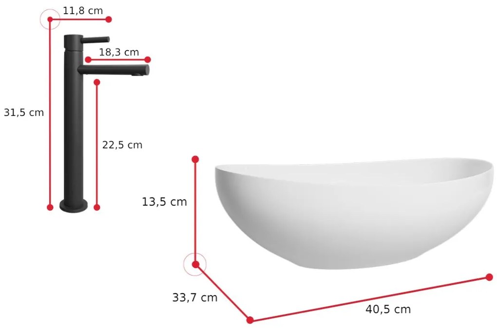 Expedo Koupelnová skříňka pod umyvadlo RYFEN 60, 60x52x48, dub zlatý/bílá