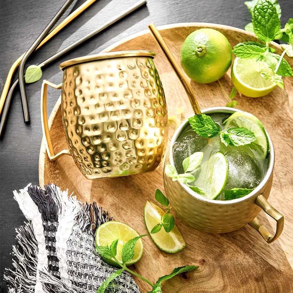 MOSCOW MULE Hrnek 470 ml - zlatá