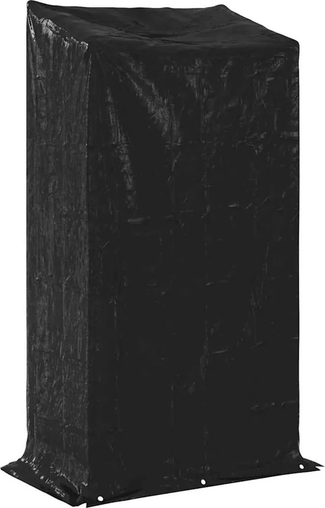 vidaXL Stojan na palivové dřevo s krytem proti dešti 100x60x200 cm